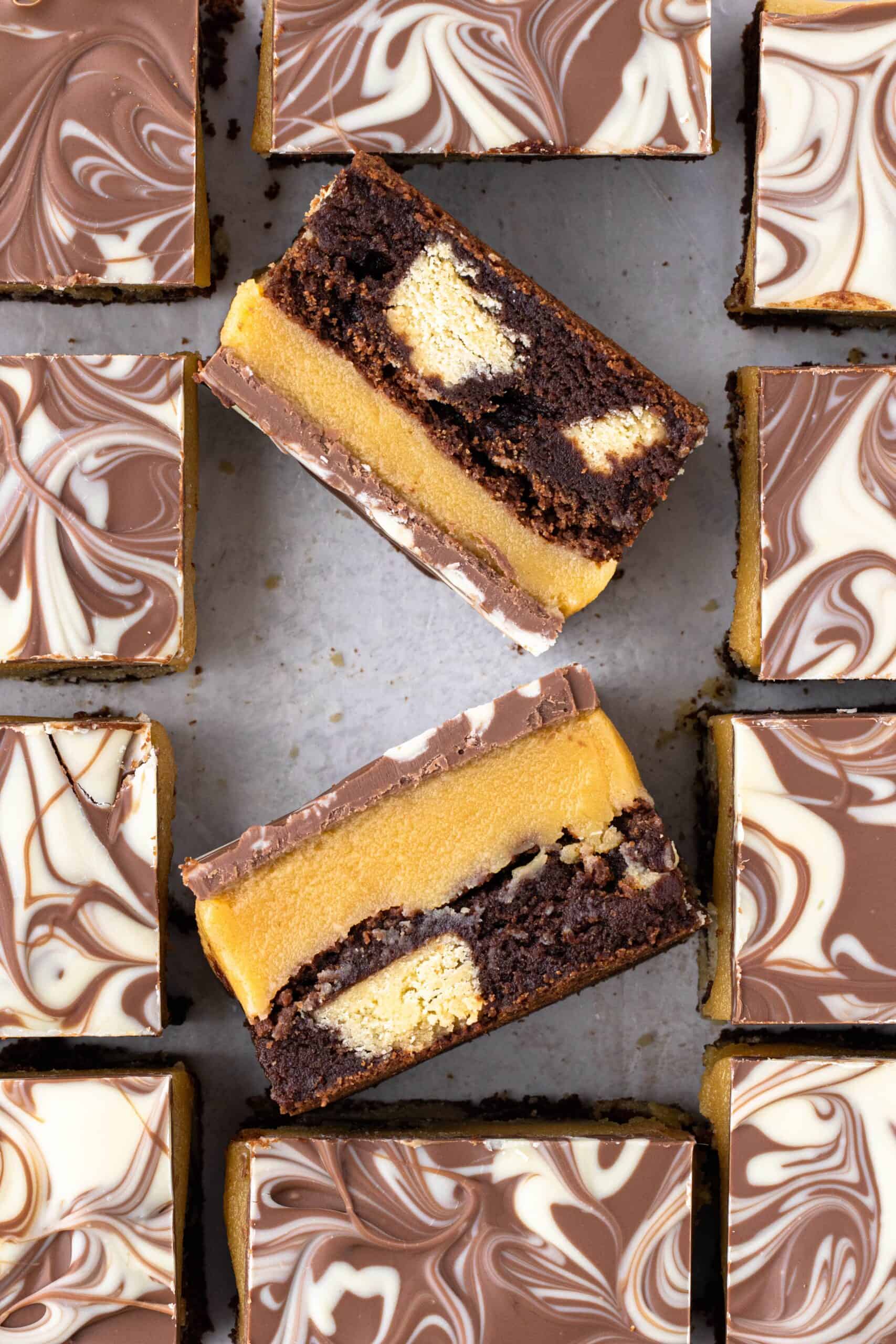 Millionaires Brownies | Jessie Bakes Cakes