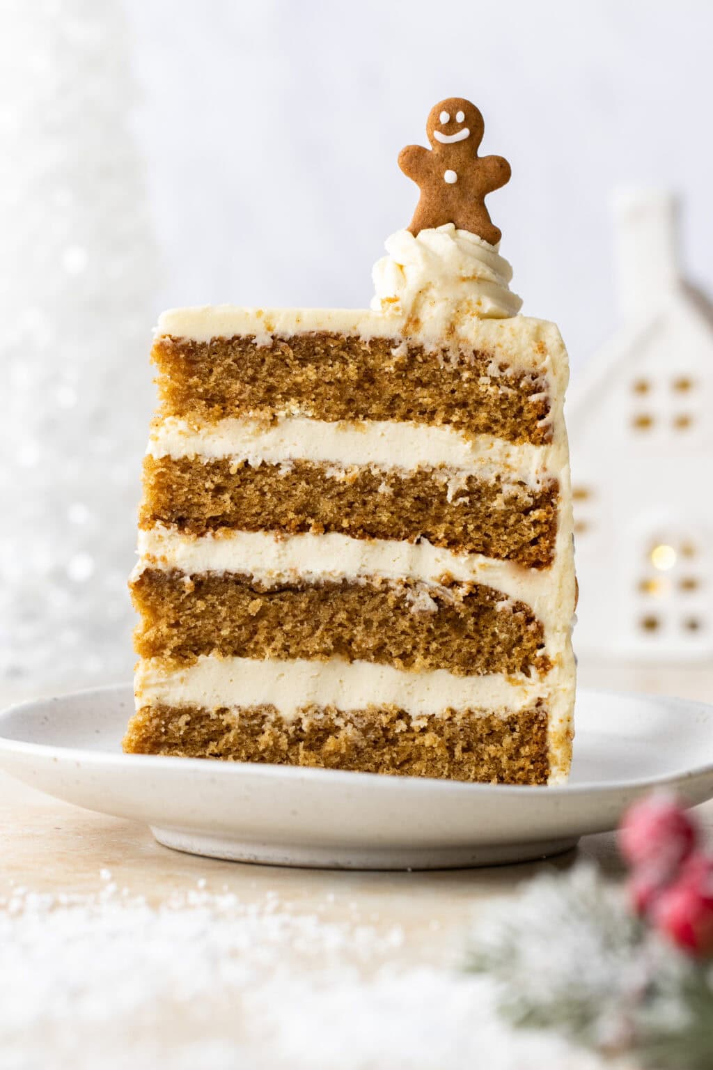 Gingerbread Cake with Caramelised White Chocolate Buttercream