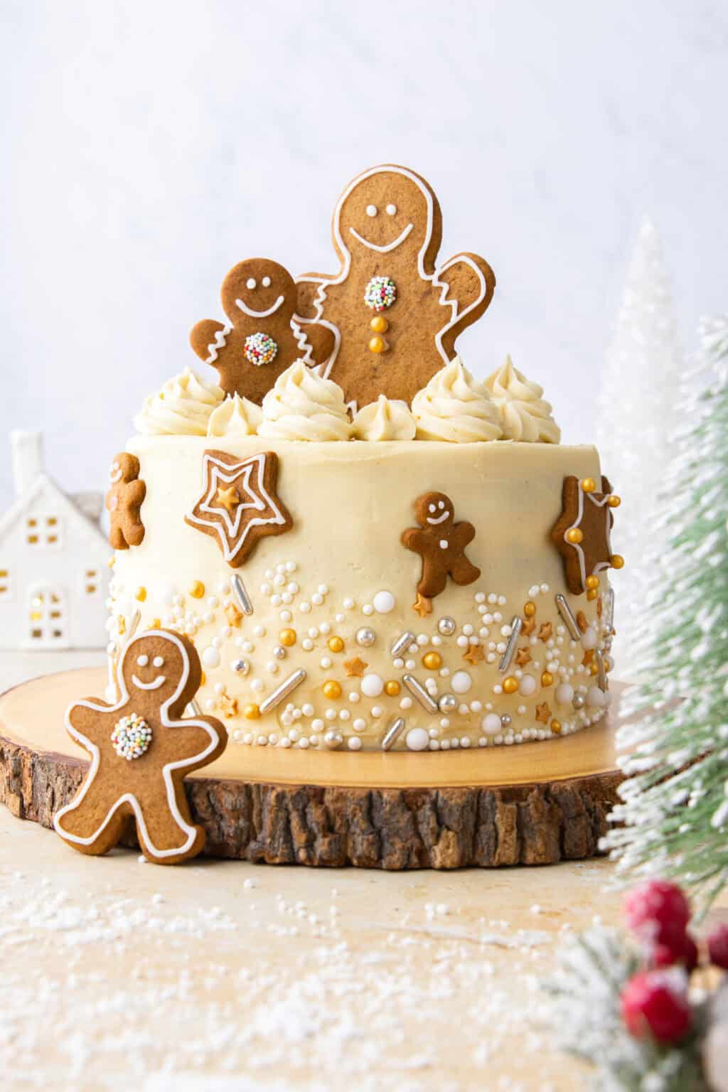 Gingerbread Cake with Caramelised White Chocolate Buttercream