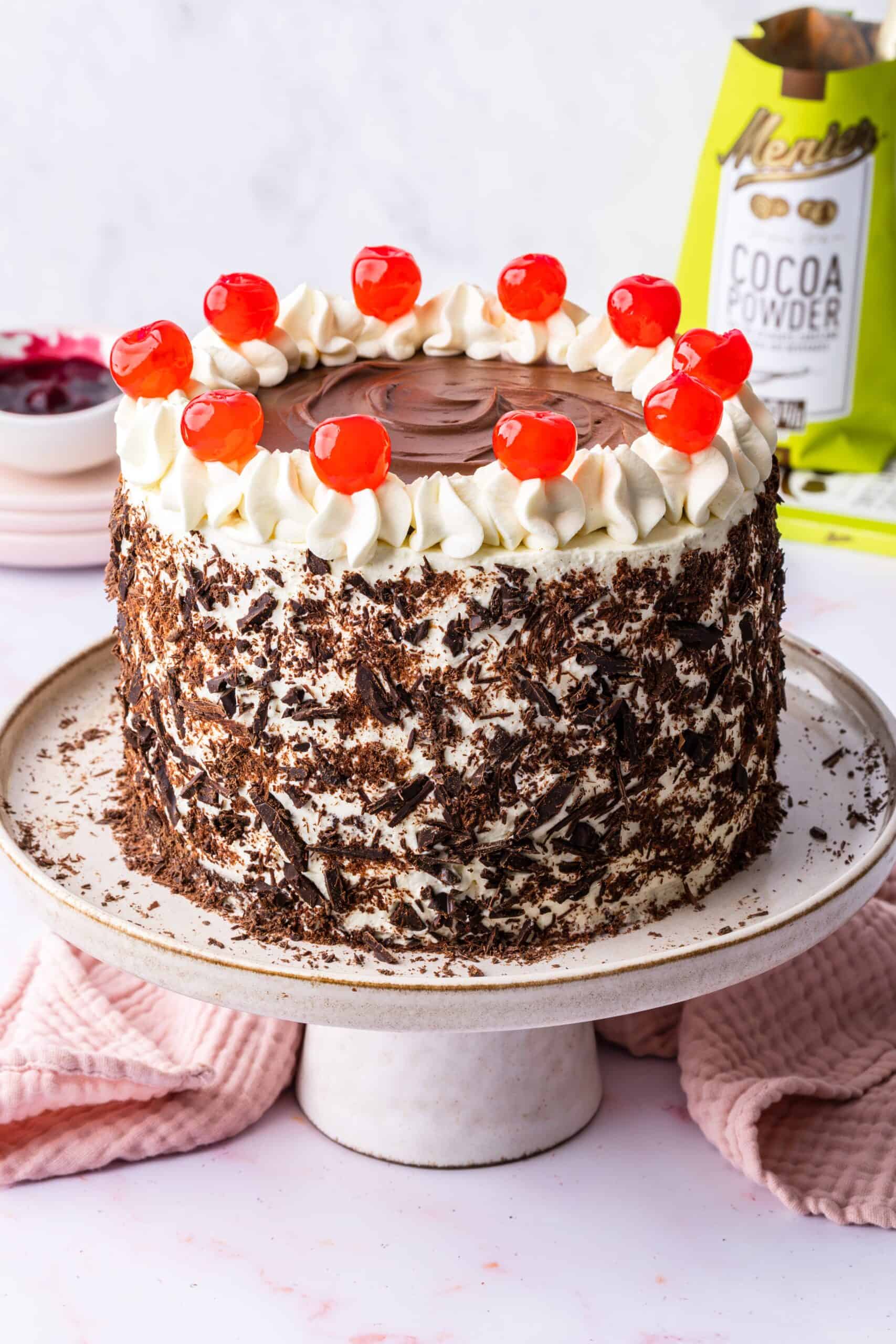 Black Forest Gateau Recipe - Jessie Bakes Cakes