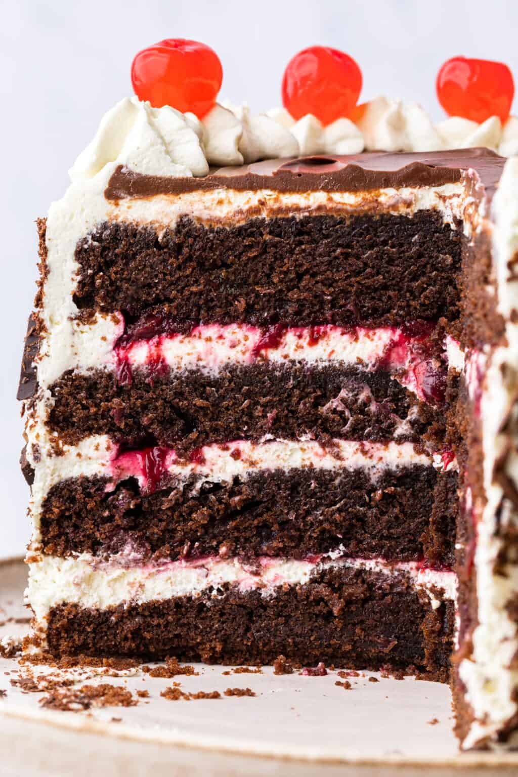 Black Forest Gateau Recipe - Jessie Bakes Cakes