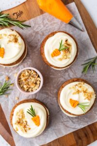 Mini Carrot Cakes - Jessie Bakes Cakes